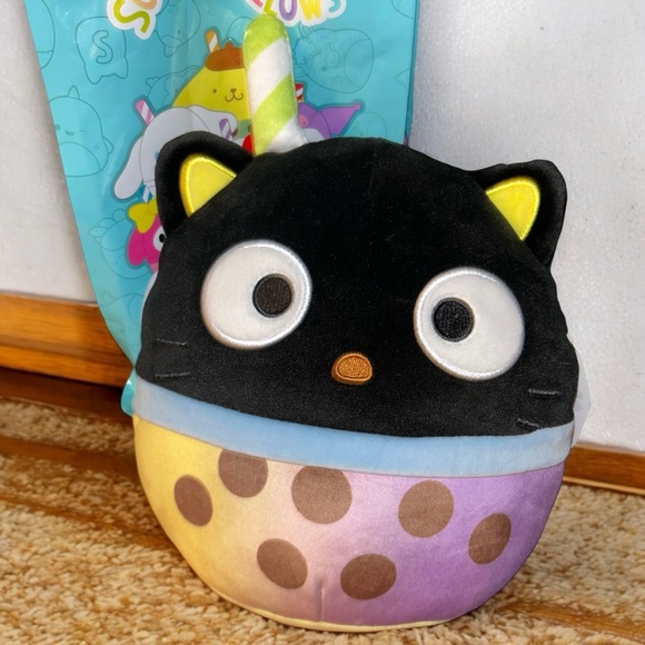 Squishmallows | Toys | 8 Chococat Boba Drink Squishmallows Hello Kitty ...